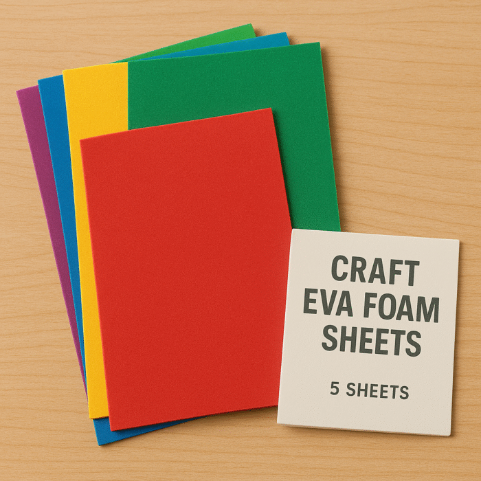 Craft EVA Foam Sheets 5 pack - New Zealand Custom Foam Cutting - Foam ...